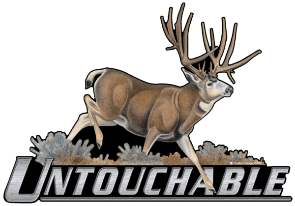 Color Mule Deer Untouchable Decal – Hunters Image