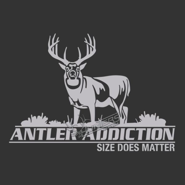 Size Does Matter Whitetail Window Decal – Hunters Image