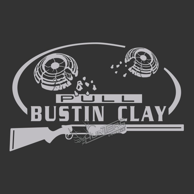 Bustin Clay Sporting Clay Window Decal – Hunters Image