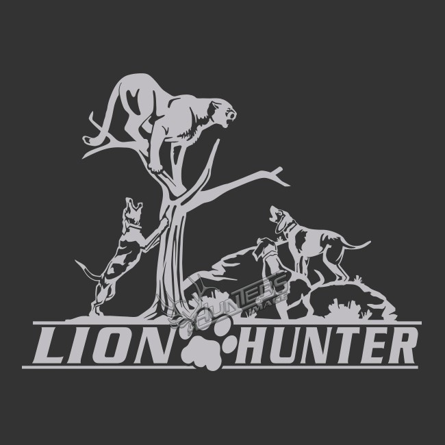 Lion Hunter Mountain Lion Window Decal – Hunters Image