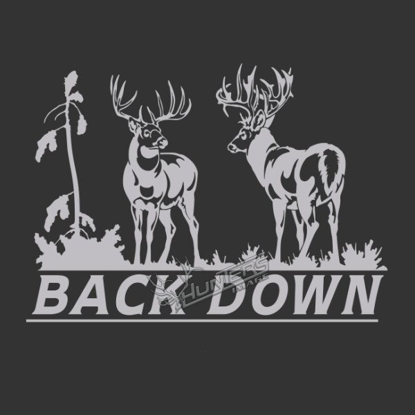Back Down Whitetail Window Decal – Hunters Image