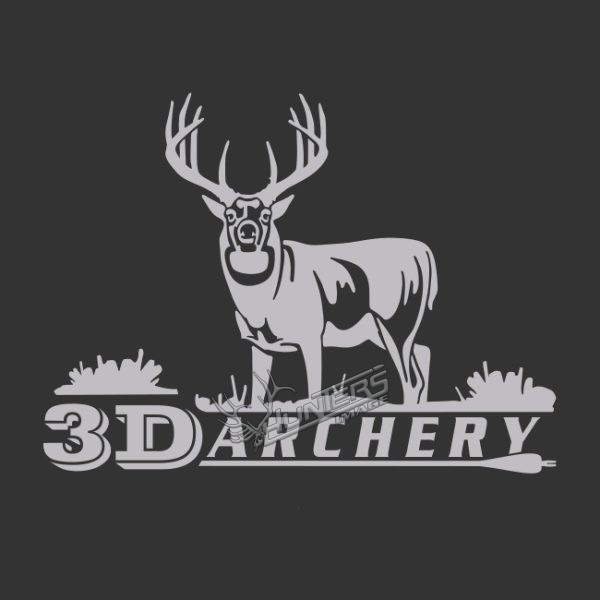 Whitetail Bowhunter 3D Archery Whitetail Window Decal – Hunters Image