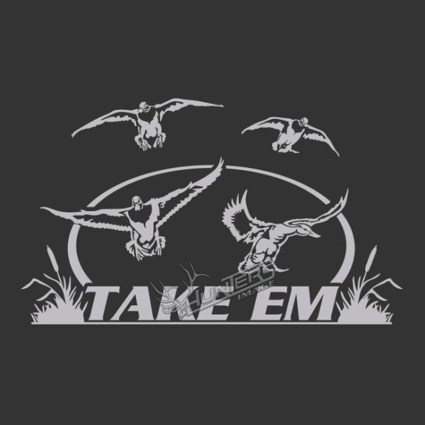 Take Em Mallard Waterfowl Window Decal – Hunters Image